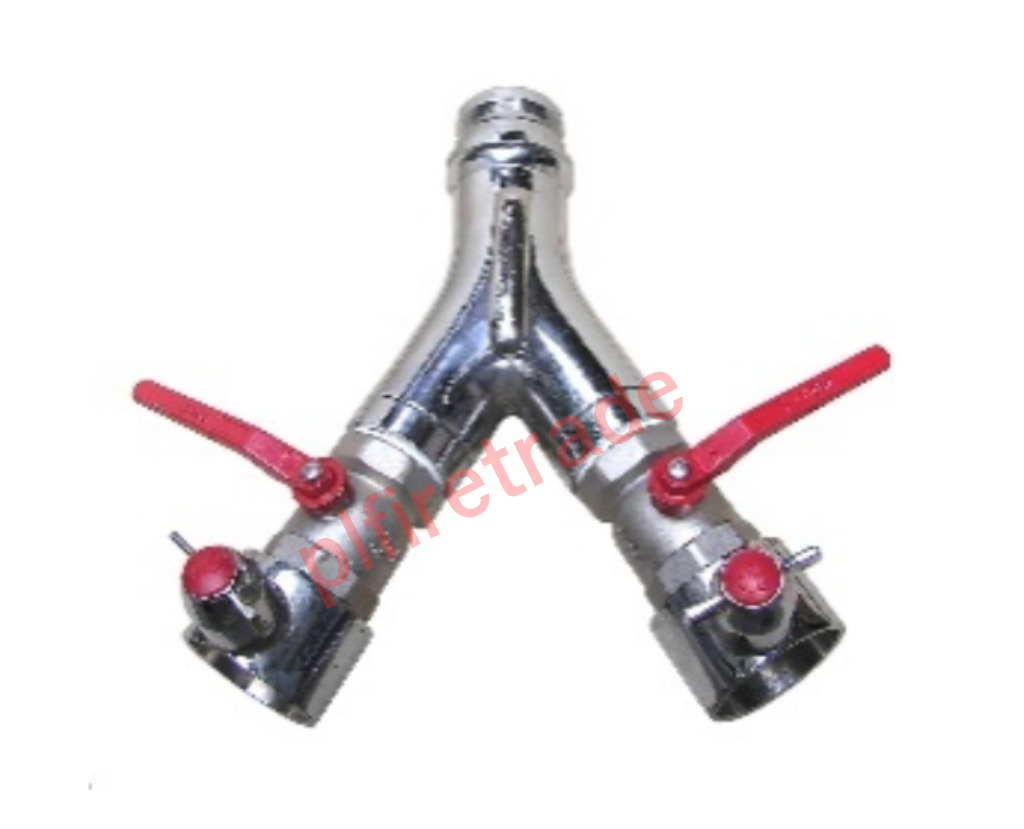 PL 11.4 ข้อแยกตัววายมีวาล์วปิดเปิดสองด้าน | PL FIRETRADE